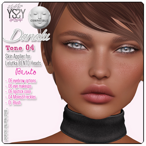 Second Life Marketplace - *YS&YS* Danalu Tone 04 Skin Applier LELUTKA ...
