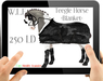 Second Life Marketplace - W.L.F Teegle Horse Blanket - Camouflage Gray.