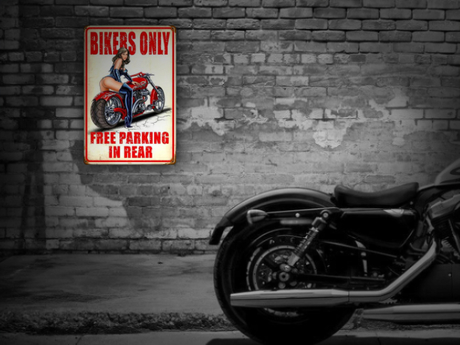 Second Life Marketplace - BIKERS ONLY Naughty Biker Themed Poster ...
