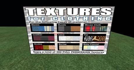 Second Life Marketplace - NOVA 1 TEXTURES FOR CLOTHING