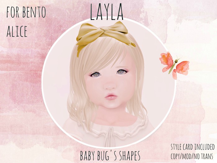 Second Life Marketplace - {Baby Bug's Shapes} - Layla