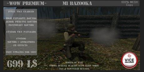 Second Life Marketplace - [WoW Premium] M1 Bazooka