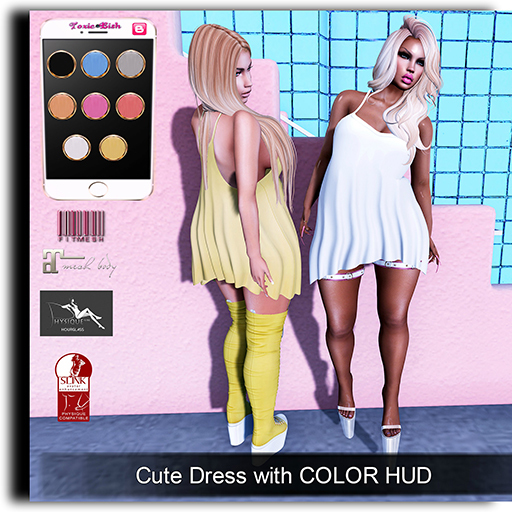 Second Life Marketplace - Cute Dress with Color HUD