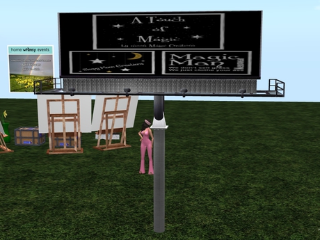 Second Life Marketplace - Mesh Billboard ad you own logo or Ad-(Crate)