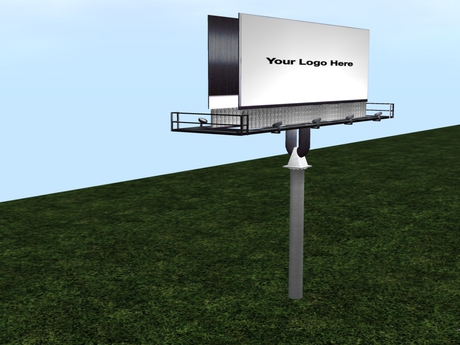 Second Life Marketplace - Mesh Billboard ad you own logo or Ad-(Crate)