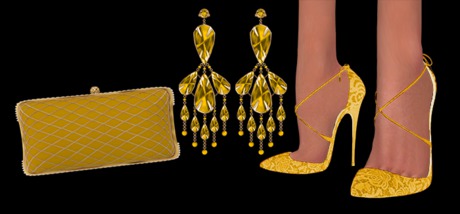Second Life Marketplace - ~REENA~ Sparkling fx Glitter Gown w Lace ...