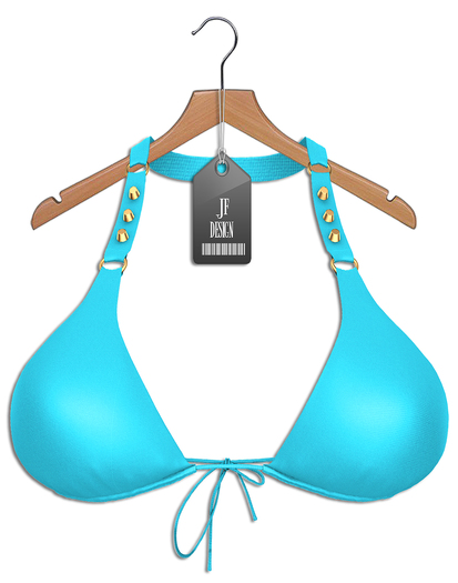 Second Life Marketplace - JF Design "Desire" [Maitreya/Belleza] Bra - Blue
