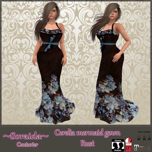 Second Life Marketplace - ~Soraida~ Cerelia mermaid gown Demo