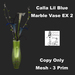 Second Life Marketplace - Calla Lil Blue Marble Vase EX 2