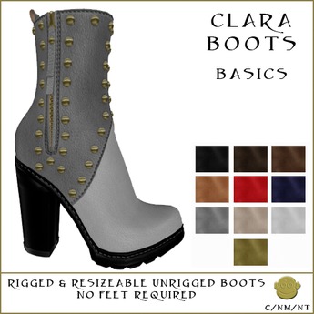 Second Life Marketplace - BM Clara Boots Spring HUD