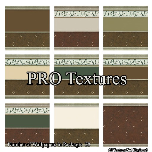 Second Life Marketplace - PRO Textures - Wallpaper Set 17