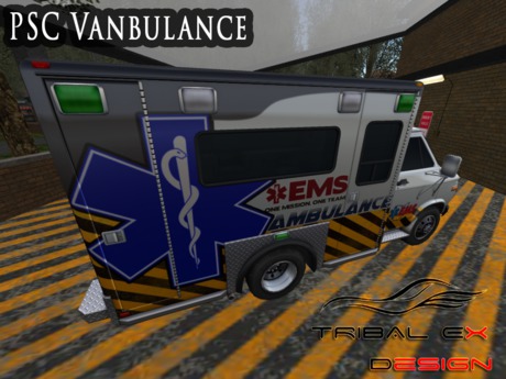Second Life Marketplace - Vanbulance EMS Paintjob
