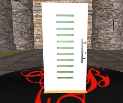 Second Life Marketplace - Modern Wood and Glass Door - Copy Mod ...