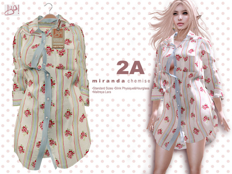 Second Life Marketplace - !gO! Miranda Chemise - 2A