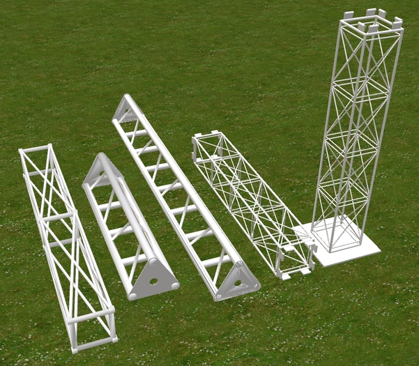 Second Life Marketplace - racks and beams full perm mesh
