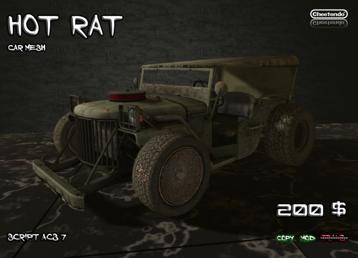 Second Life Marketplace - Weelie Hot Rat