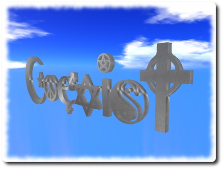 Second Life Marketplace - Coexist Symbol 100% Mesh Full Perm