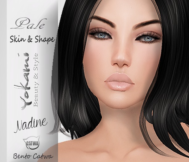 Second Life Marketplace - Yokami~Nadine Pale Skin [Catwa Bento Mesh Head]