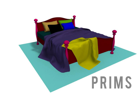 Second Life Marketplace - inVerse bed #3 full perm