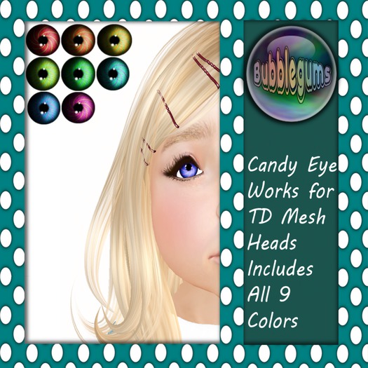 Second Life Marketplace - .:Bubblegums:. Candy Eyes