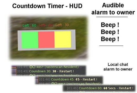 Second Life Marketplace - timer - countdown timer