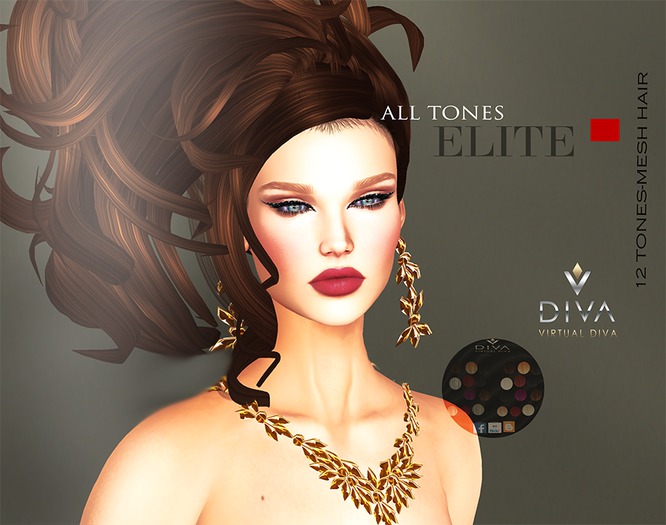 Second Life Marketplace - Elite Hair Updo Style