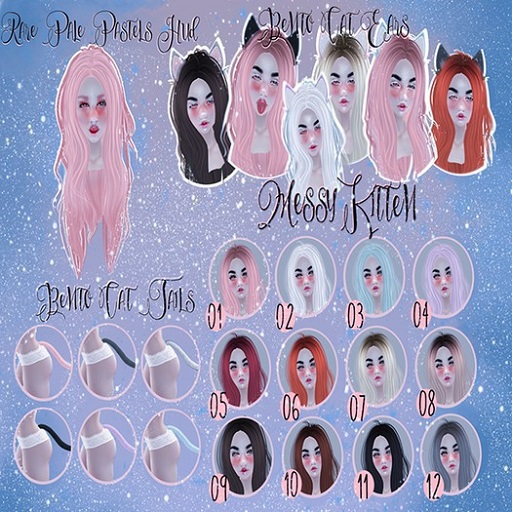 Second Life Marketplace - [Mello] Messy Kitten 01