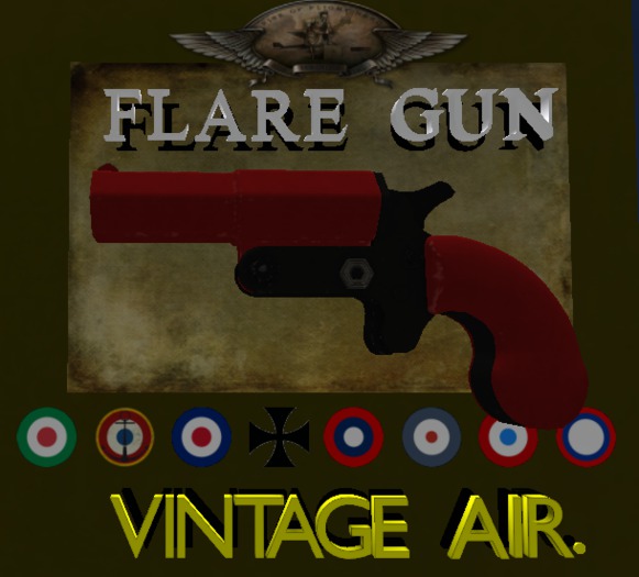 Second Life Marketplace - 2017 Vintage Air Flare Gun