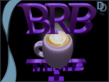 Second Life Marketplace - Didja Designs - Over head 3D *BRB-Coffee Time ...
