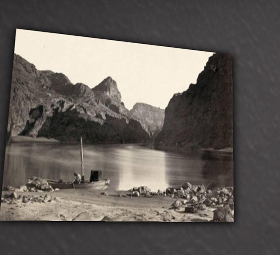 Second Life Marketplace - B & W Photo of Old River traveling {mesh with ...