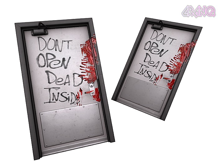 Second Life Marketplace - *CRAnQ* MESH Dead Inside Static Door