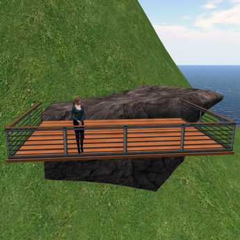 Second Life Marketplace - Cliffside Platform / Observation Deck