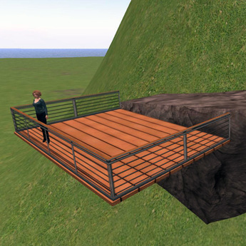 Second Life Marketplace - Cliffside Platform / Observation Deck