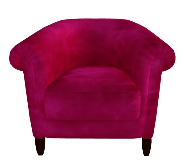 Second Life Marketplace - Pink Velvet Cuddle Chair Couple and Singles ...
