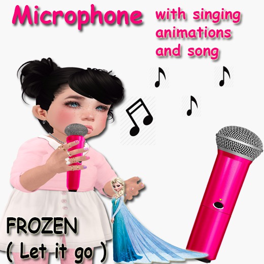 Second Life Marketplace - Microphone ( Frozen - let it go)