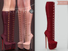 Second Life Marketplace - [BREATHE]-Scarlett Boots-Red Lips-(for Slink ...