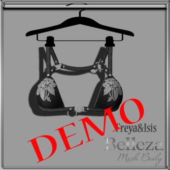 Second Life Marketplace - {Ni-Joo} DEMO Messa-Mesh Denim Bra//Belleza ...