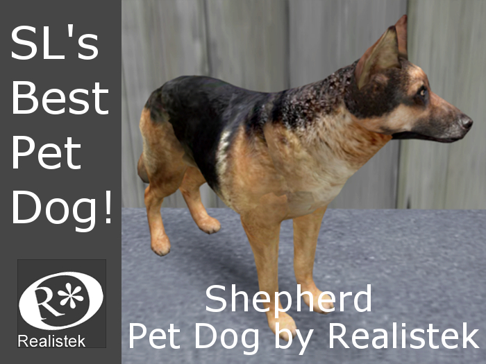 Second Life Marketplace - Realistek MESH Pet Dog / Shepherd