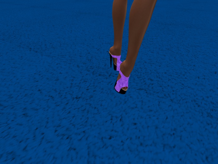Second Life Marketplace Purple Textured Slink High Heels