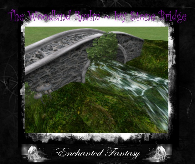Second Life Marketplace - The Woodland Realm ~ Ivy Stone Bridge (Mesh ...