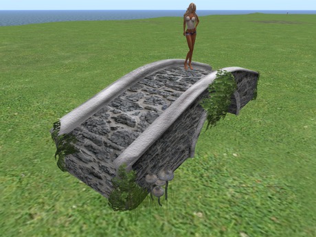 Second Life Marketplace - The Woodland Realm ~ Ivy Stone Bridge (Mesh ...