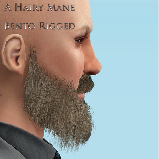 Second Life Marketplace - {{ BROWN BEARD }} Bento Rigged