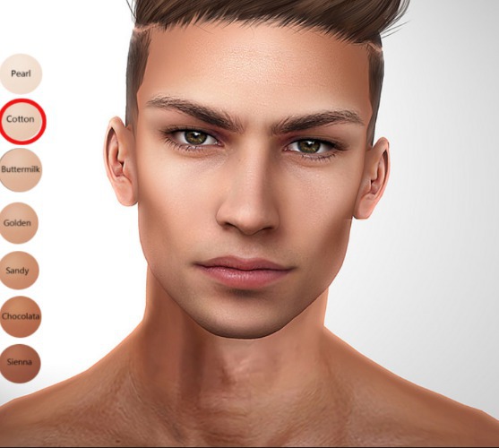 Second Life Marketplace - L'etre Skin Shop - Daniel Skin [Cotton Tone ...