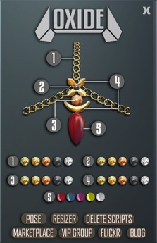 Second Life Marketplace - OXIDE Raen Headchain (Texture Change)
