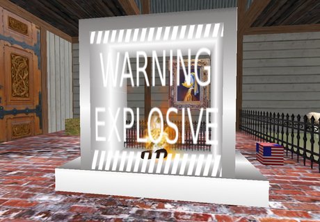 Second Life Marketplace - Exploding Fireplace