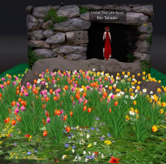 Second Life Marketplace - Natural Entrance Flower Meadow to a Cave