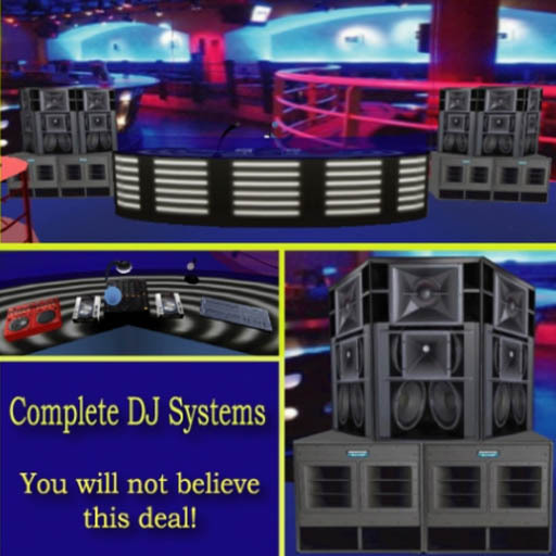 Second Life Marketplace - ! Club Velvet FREE - Complete DJ System