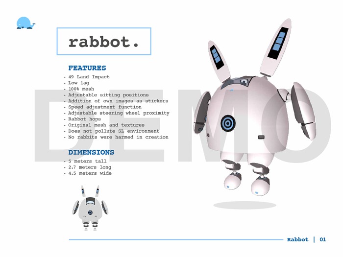 Second Life Marketplace - ~TFW~ Rabbot [DEMO]