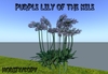 Second Life Marketplace - 1 Prim Purple Lily of the Nile