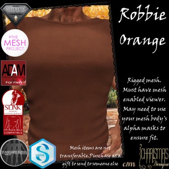 Second Life Marketplace - Charisma's Designs Robbie Orange